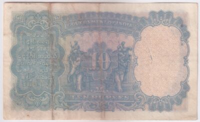 100 Rupees of British India of 1938 C D Deshmukh Signed Calcutta Circle ...